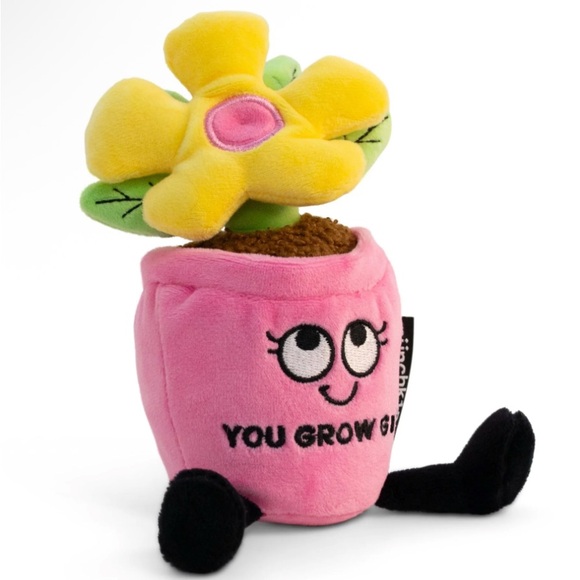 punchkins | Toys | Punchkins You Grow Girl Plush Flower Pot Plush Toy ...